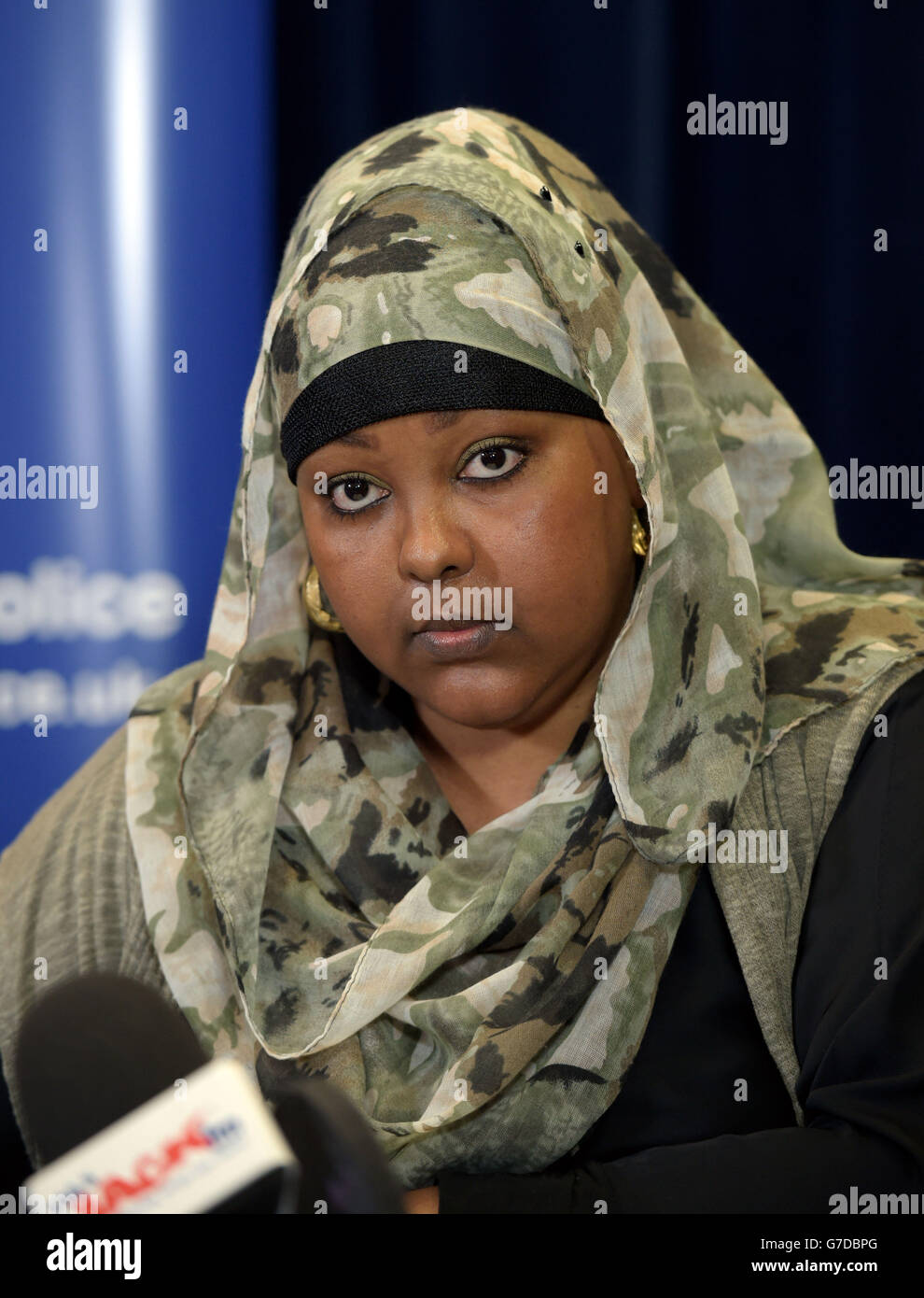 Ikram Mohamed speaks at a press conference in Bristol and urges her 15 ...