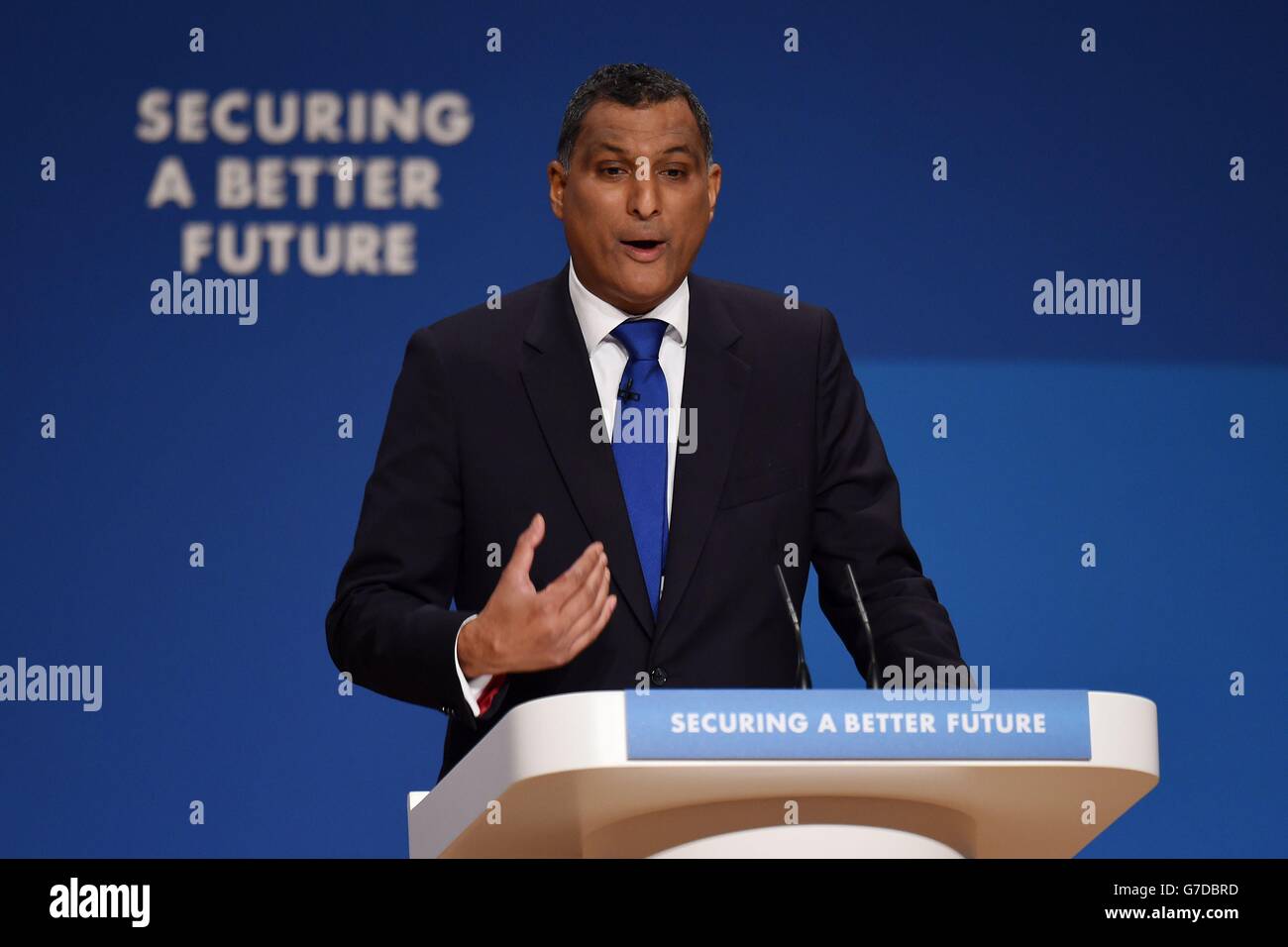 Leader of the Conservatives in the European Parliament Syed Kamall ...