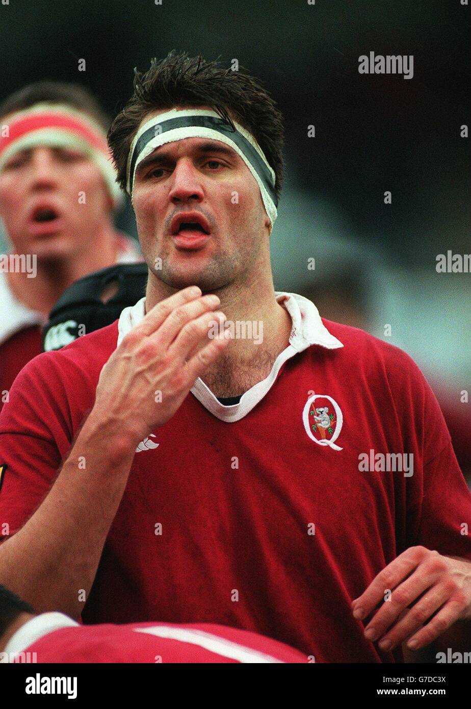 Rugby ... England Midlands v Queensland. Rob Johnston, Queensland Stock ...
