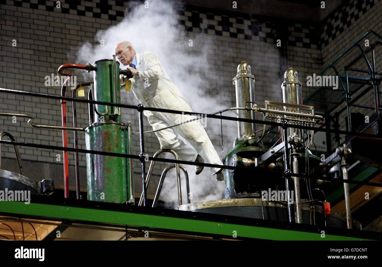 One of the volunteers who restored the world's largest steam engine at ...