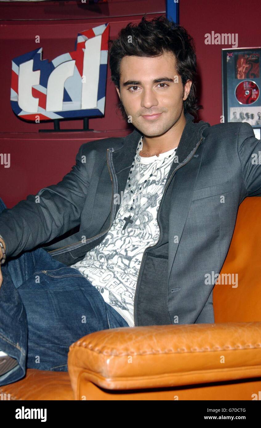 Music mtv television celebrity singer darius danesh hi-res stock ...