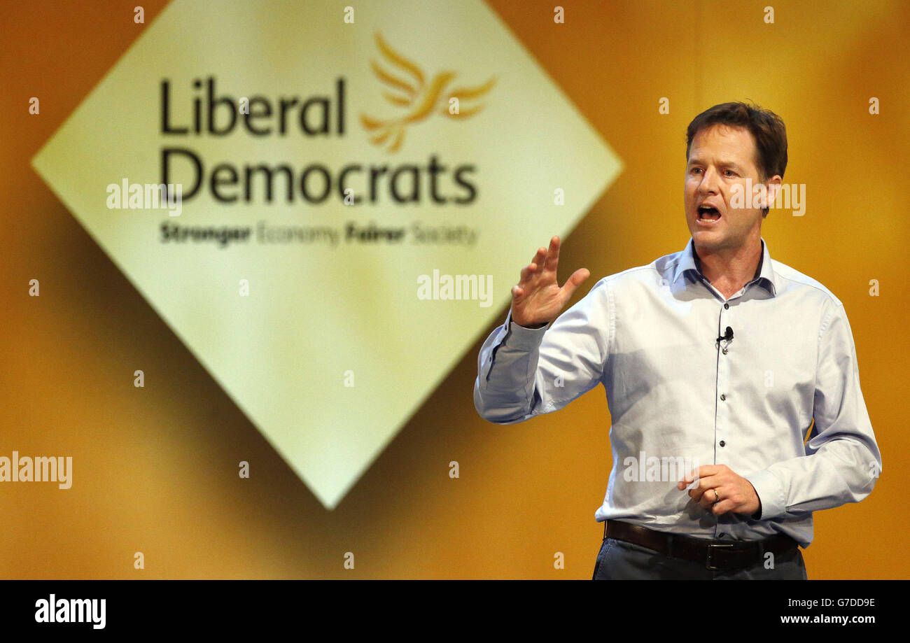 Liberal Democrats annual conference 2014 Stock Photo - Alamy