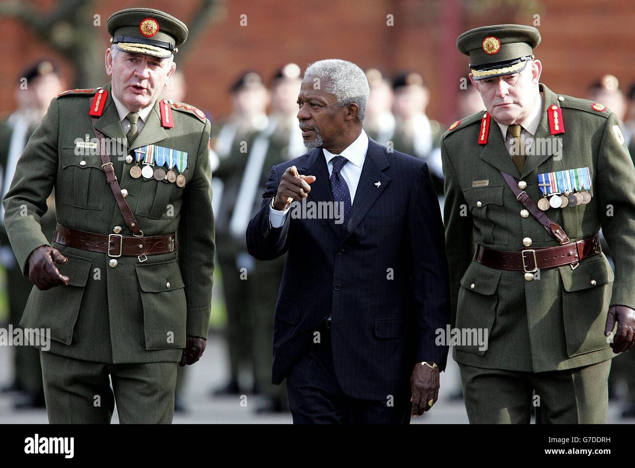 United Nations Secretary General Visits Ireland High Resolution Stock ...