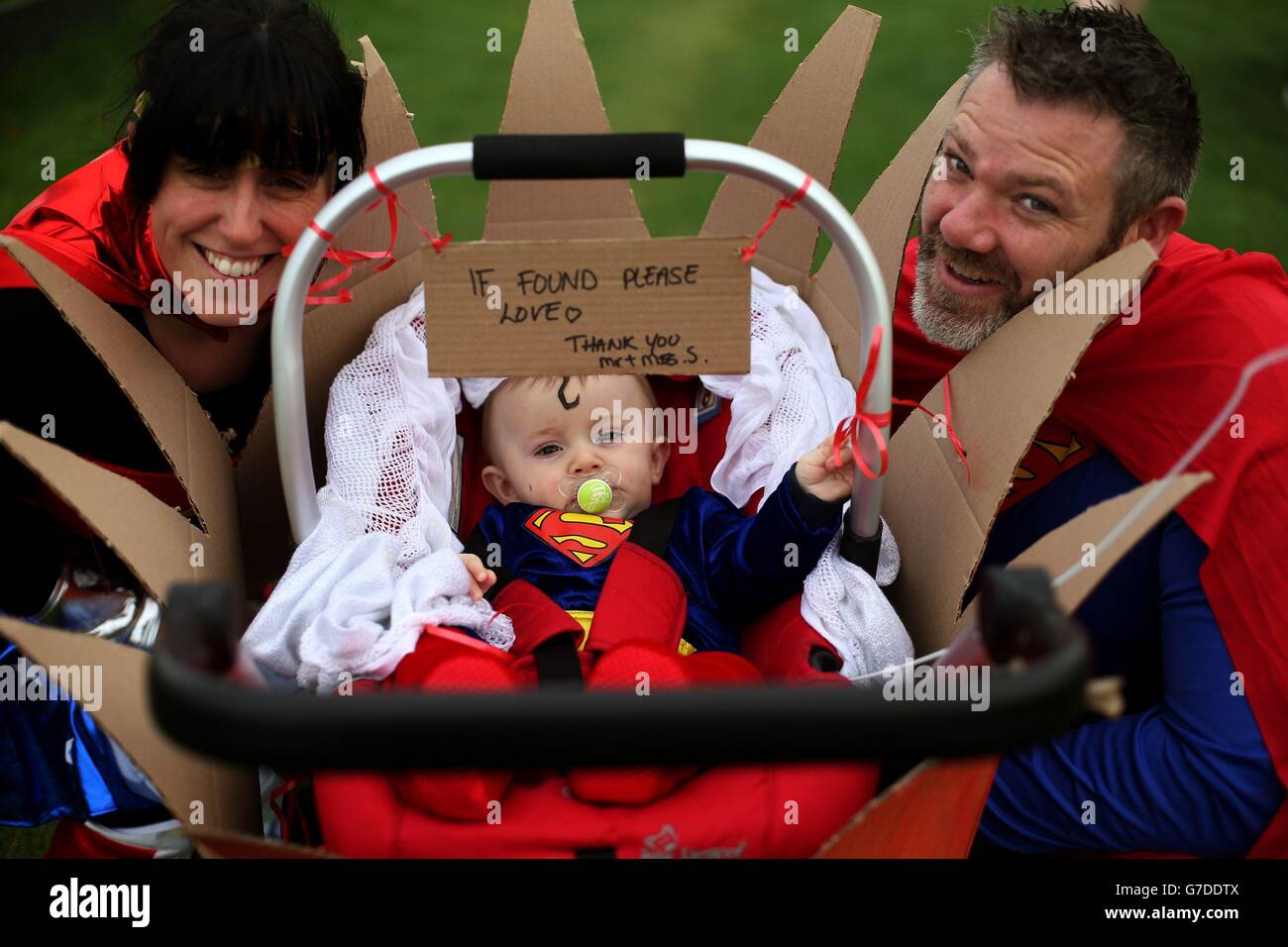 STANDALONE Photo. 'Superwoman' Aoife Lawlor and 'Superman' Gavin Lawlor ...