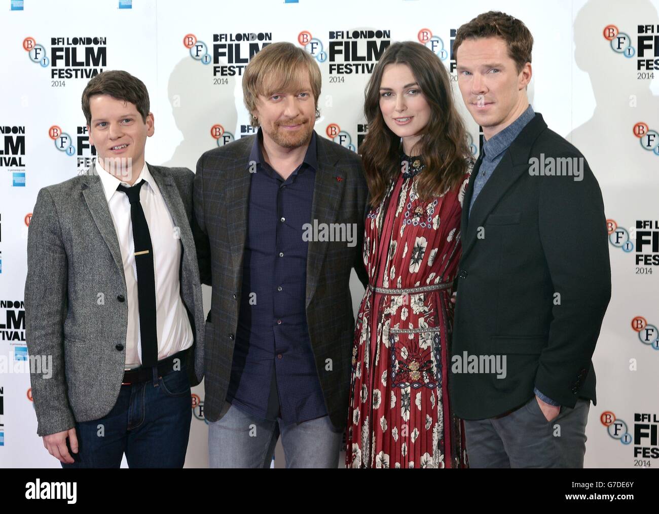 The Imitation Game Photocall - London Stock Photo - Alamy
