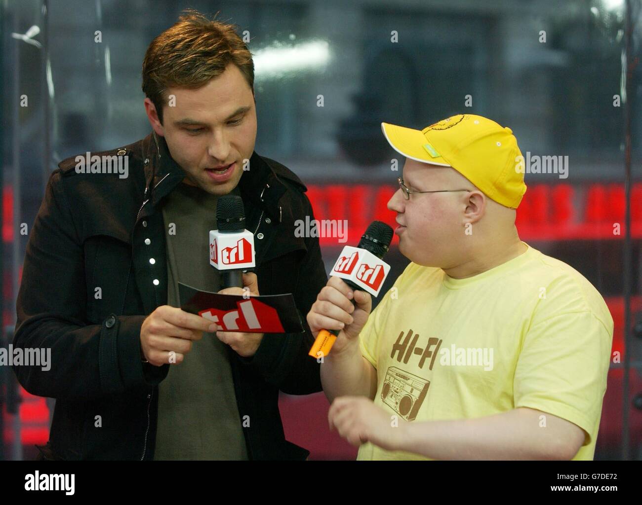 Comedians David Walliams (left) and Matt Lucas from the BBC comedy show ...