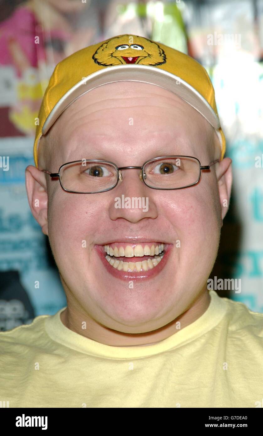 Matt Lucas on MTV TRL UK Stock Photo - Alamy