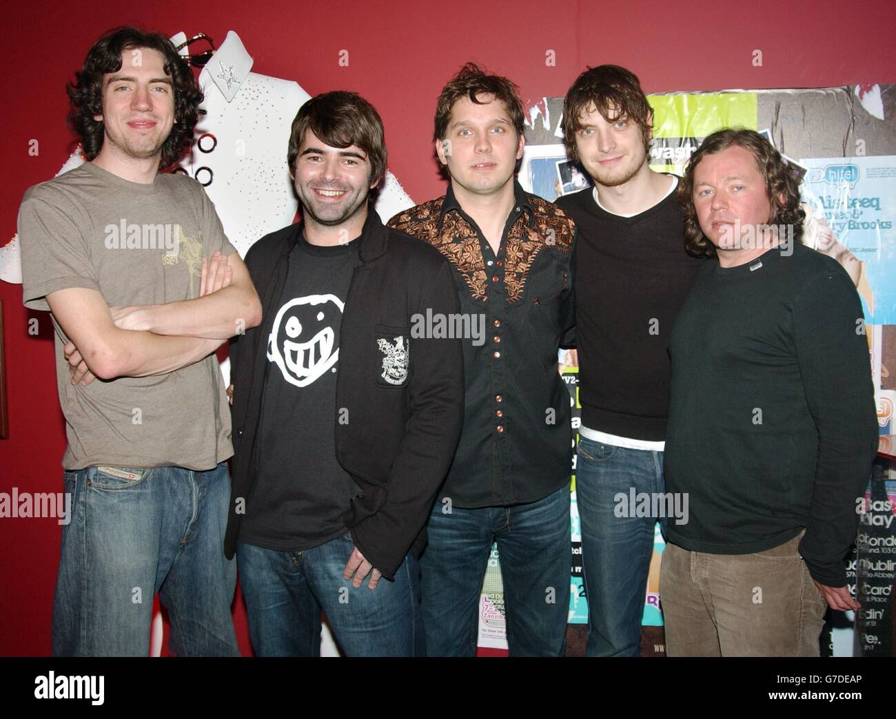 Snow Patrol on MTV TRL UK Stock Photo - Alamy