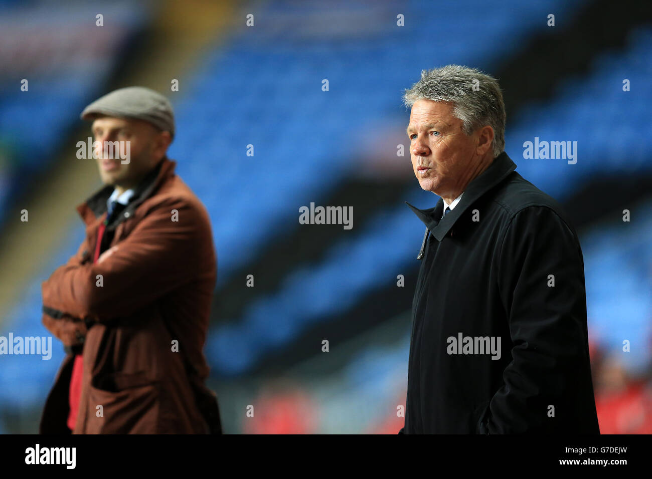 City manager paul tisdale left director of football steve perryman hi ...