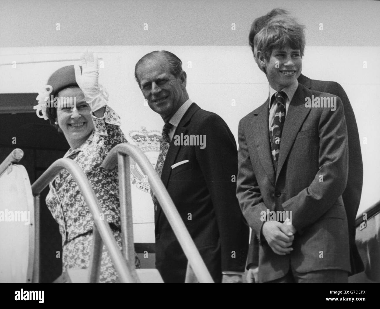 Royalty - Queen Elizabeth II - Heathrow, London Stock Photo - Alamy