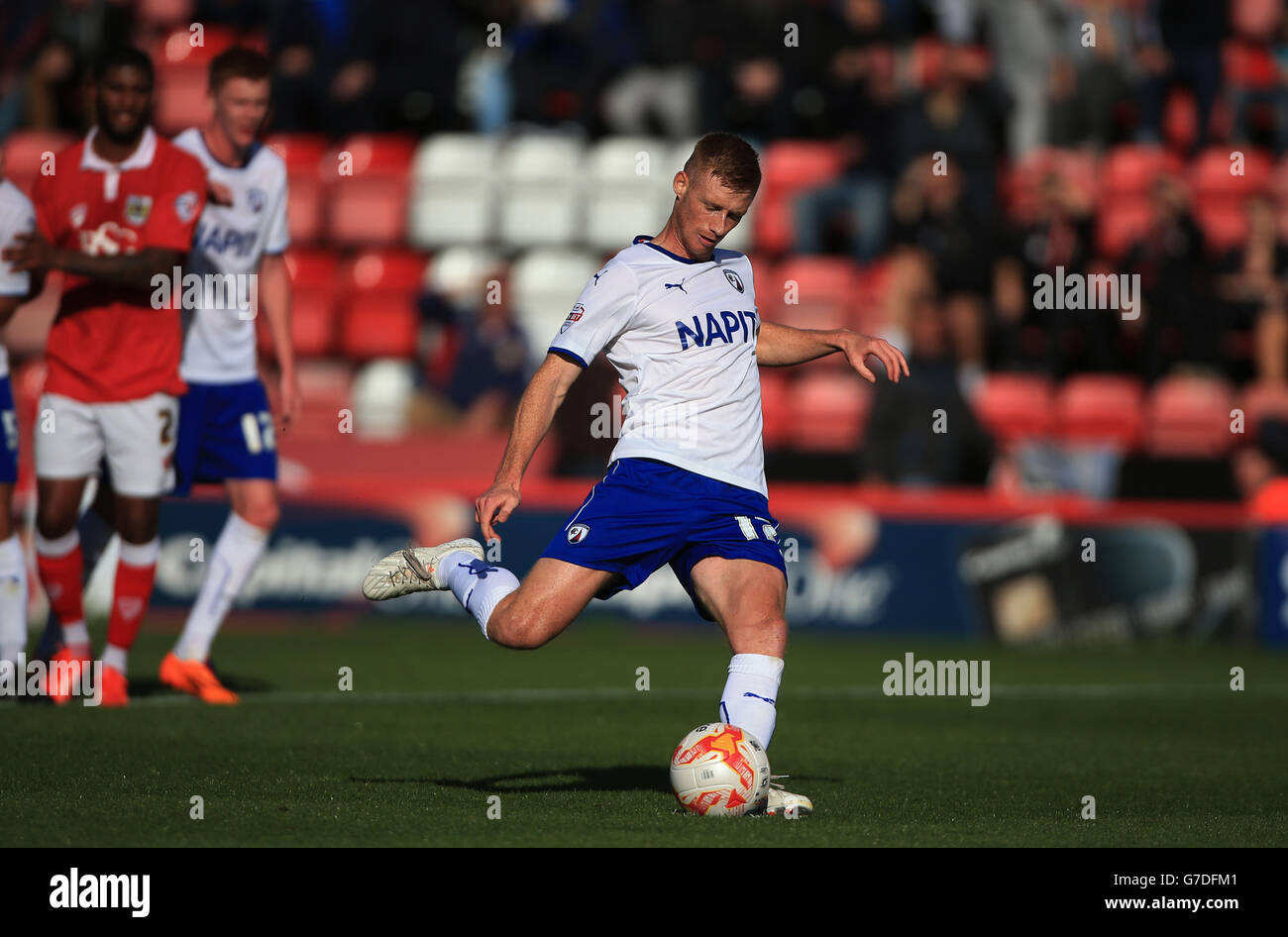 Chesterfield's Eoin Doyle scores his sides first goal from penalty spot ...