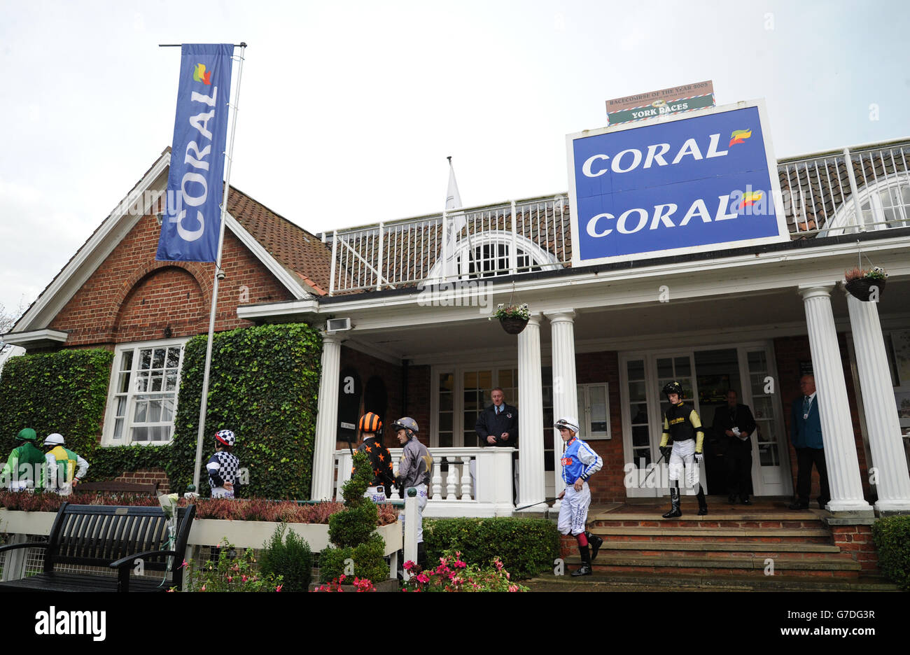 Coral branding at york racecourse hi-res stock photography and images ...