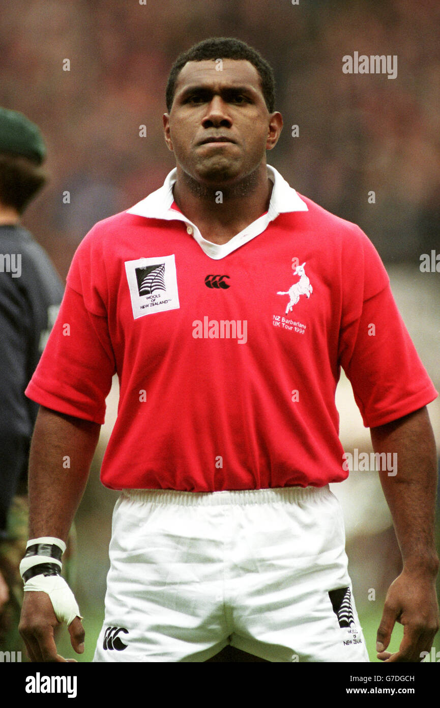 Rugby. England v New Zealand Barbarians. Joeli Vidiri, New Zealand ...