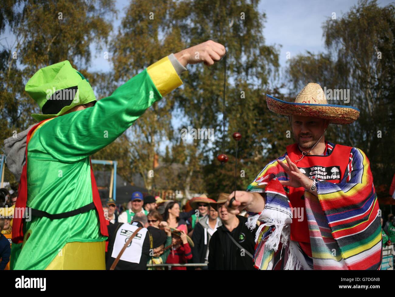 Competitors compete in world conker championships in southwick hi-res ...