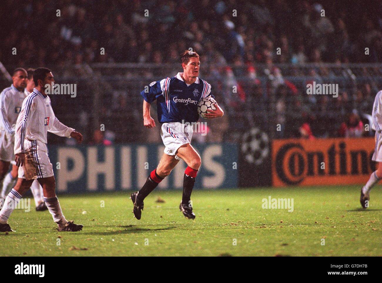 Uefa champions league glasgow rangers v aj auxerre hi-res stock ...
