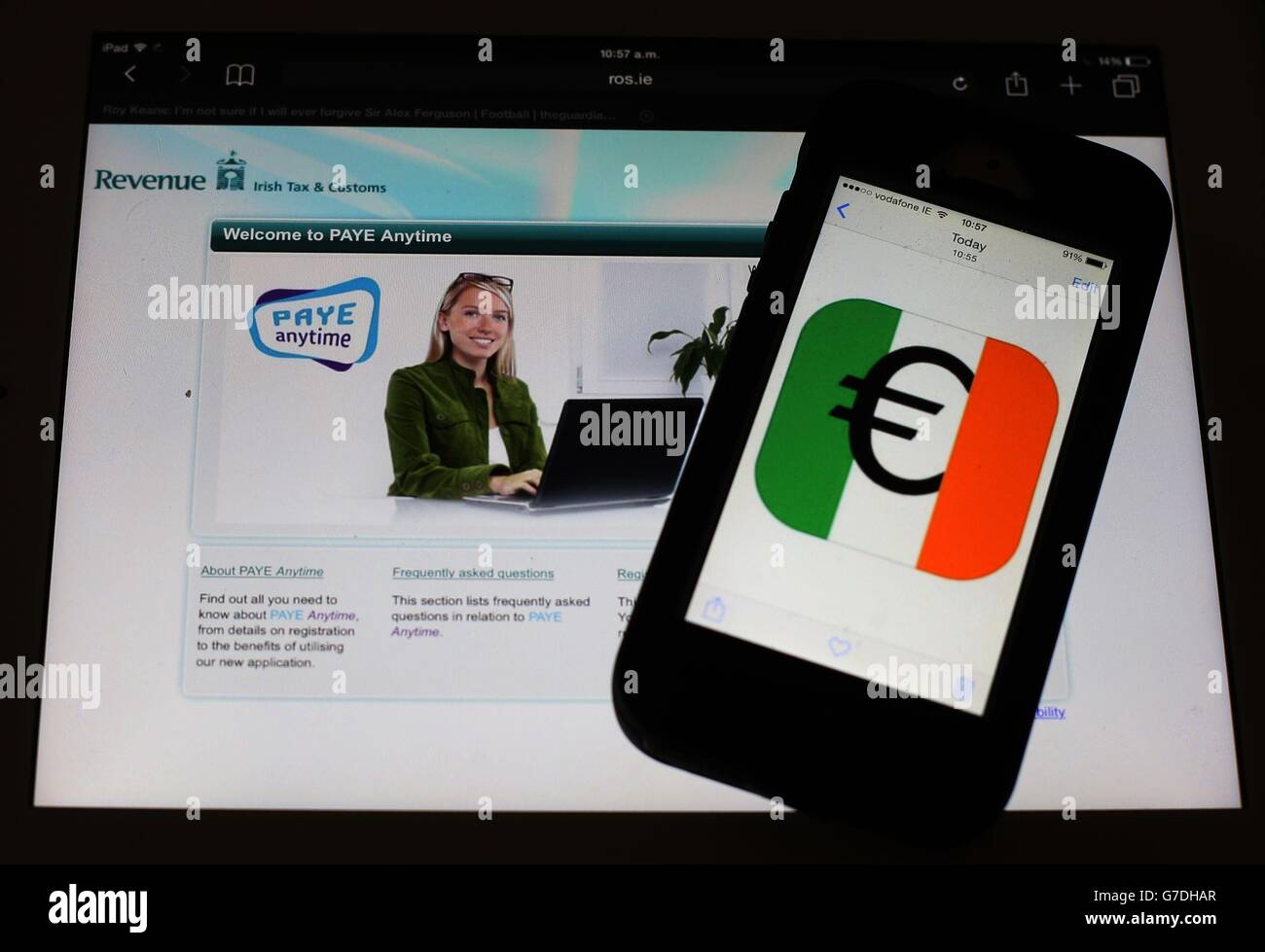 Irish revenue logo hi-res stock photography and images - Alamy