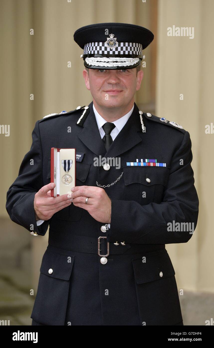 Martin Hewitt, Assistant Commissioner, Metropolitan Police, poses after ...