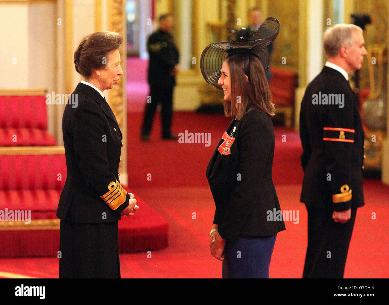 Jennifer Gunn, from West Bridgford, is made an MBE by The Princess ...
