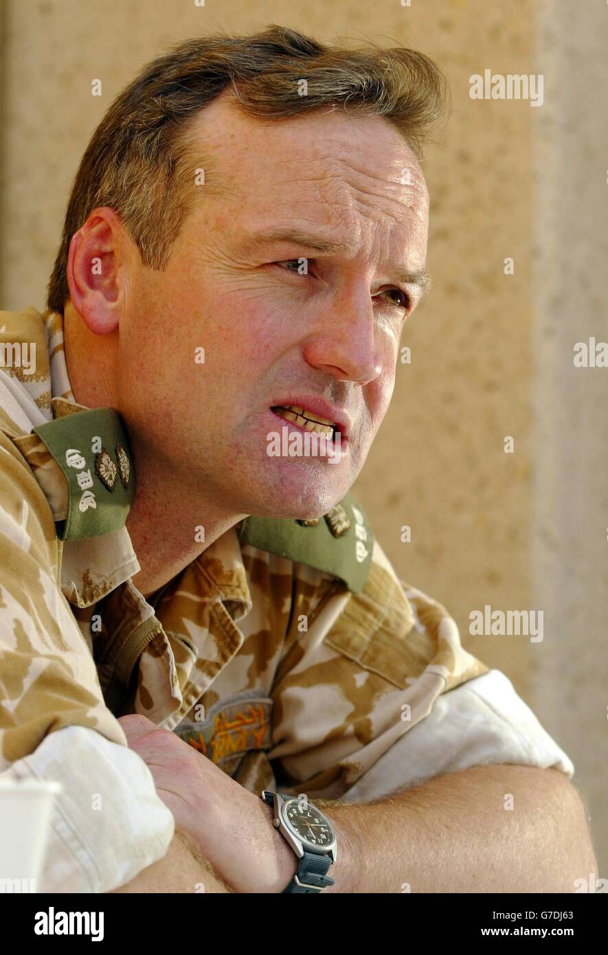 Lt Col Tim Wilson, commanding Officer of the Queens Dragoon Guards ...