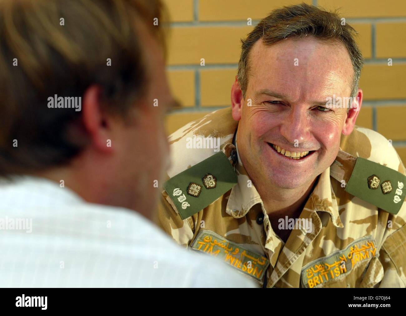 Lt Col Tim Wilson (right), commanding Officer of the Queens Dragoon ...
