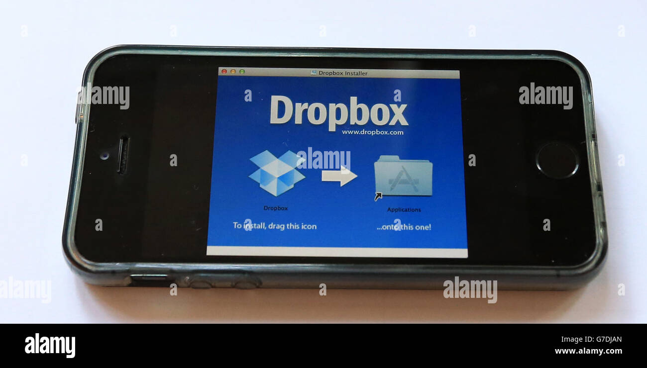 Dropbox phone hi-res stock photography and images - Alamy