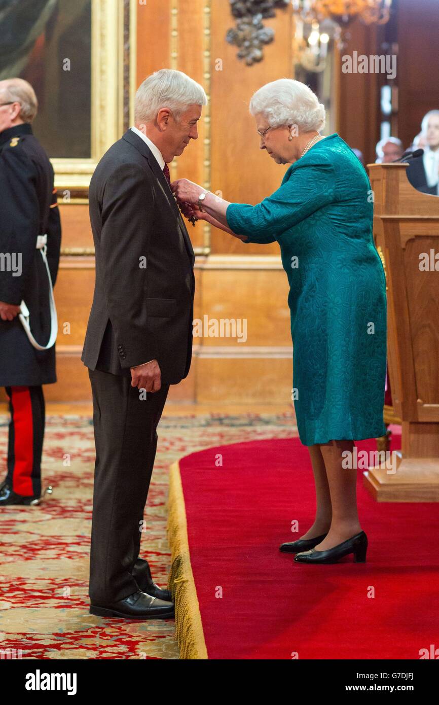 Is made obe queen elizabeth ii investiture ceremony windsor castle hi ...