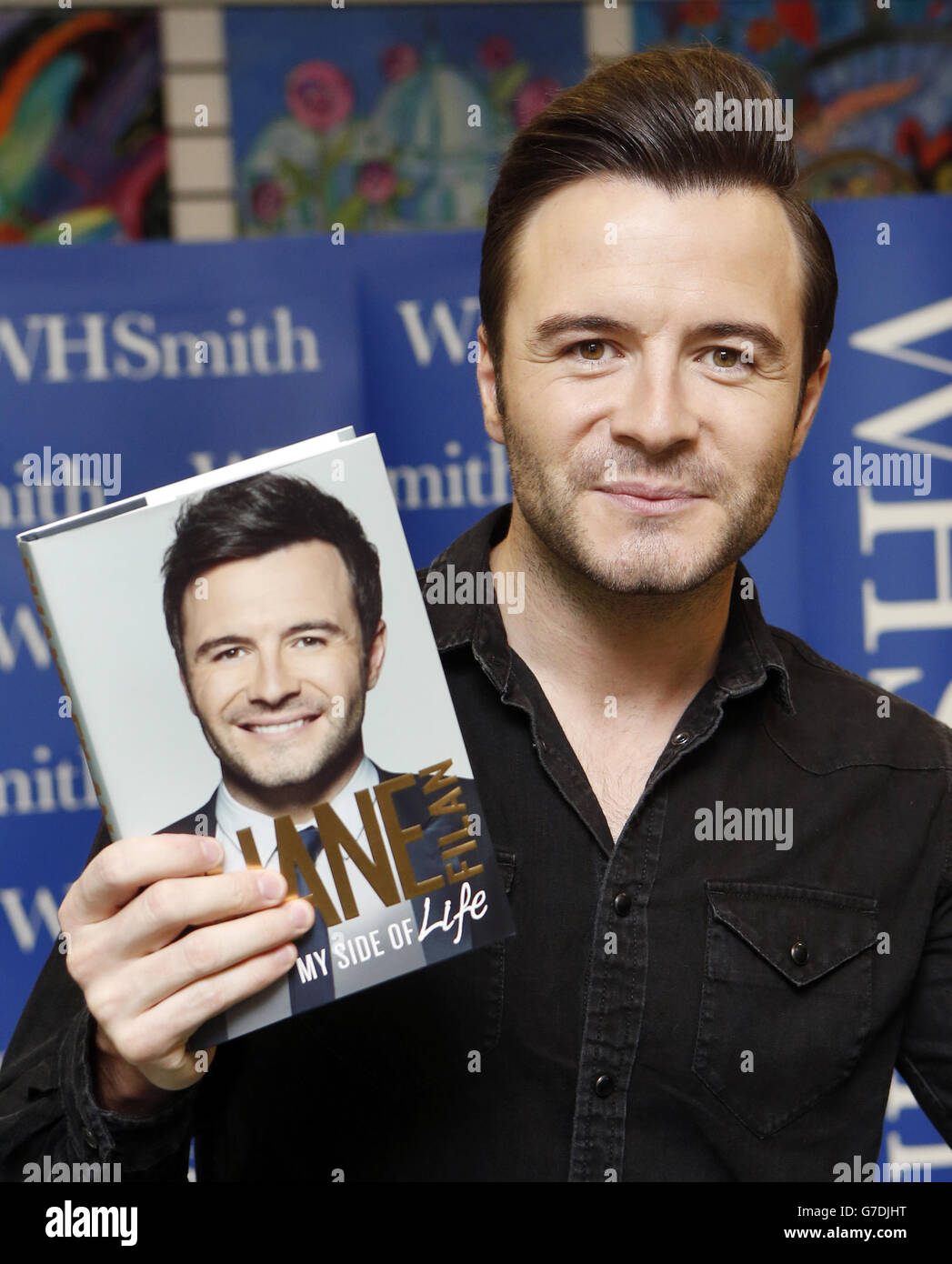 Shane Filan book signing - Glasgow Stock Photo - Alamy