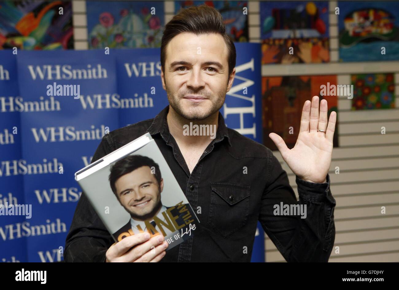 Former Westlife star Shane Filan during a book signing for his new book ...