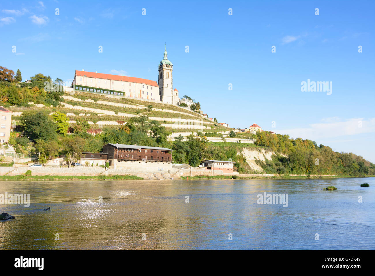 Castle melnik over river labe elbe hi-res stock photography and images ...