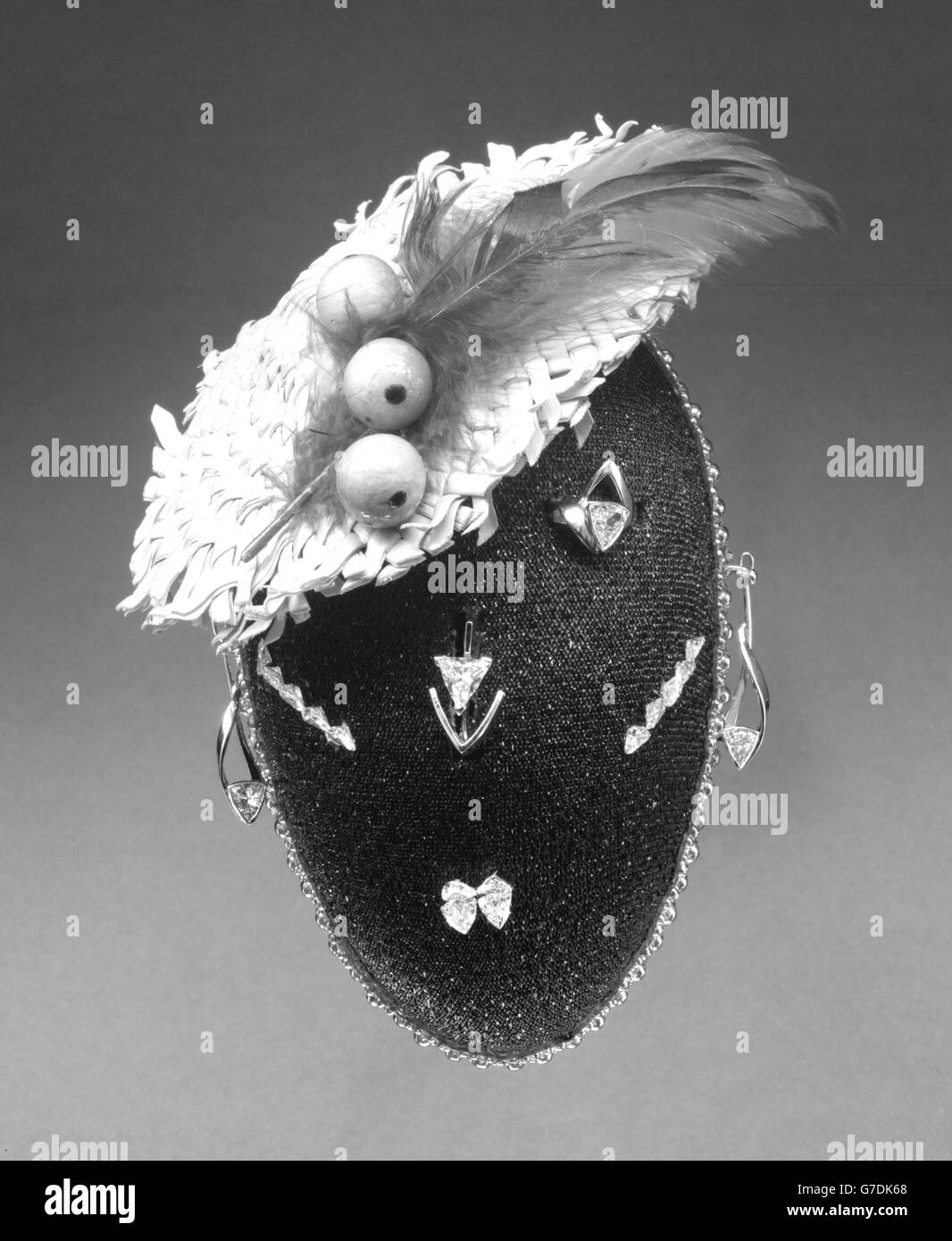 10,000 worth of diamonds. The new shape 68-facet triangular cut ...