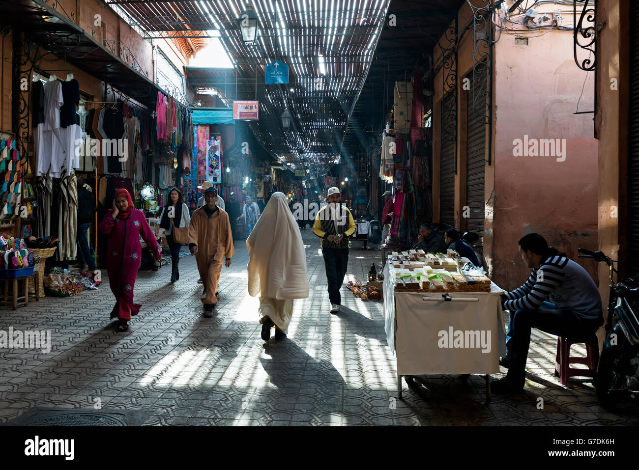 The Souk in Marrakesh Stock Photo - Alamy