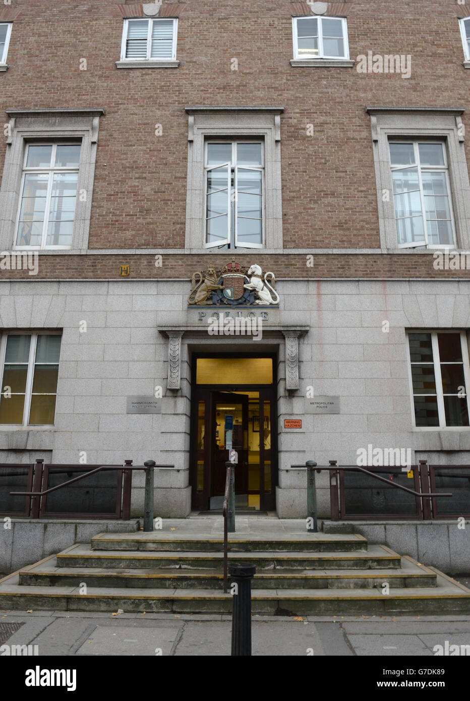 Hammersmith police station on shepherds bush road hi-res stock ...