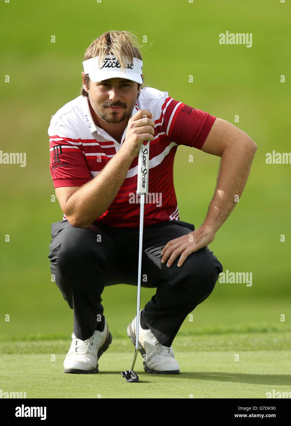 France's Victor Dubuisson smiles during his match against Scotland's ...