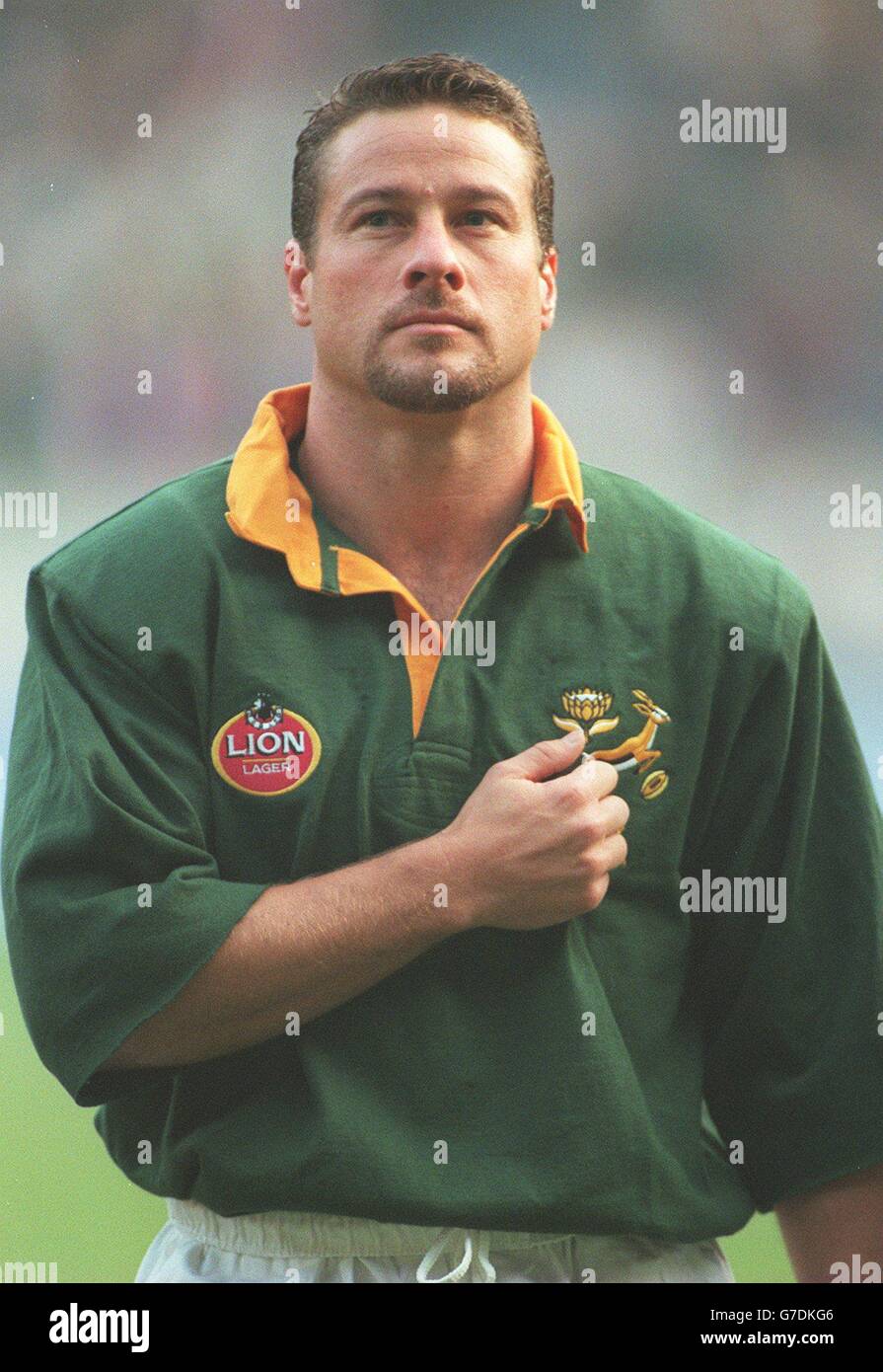 Rugby Union ... France v South Africa. Hennie le Roux, South Africa ...