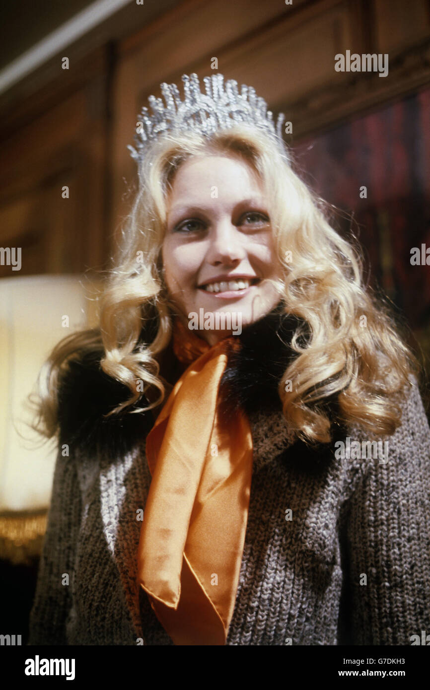 Entertainment - Miss World 1974 Winner - Anneline Kriel - London Stock ...