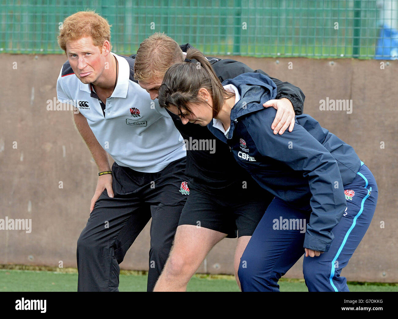 Prince Harry attends rugby festival Stock Photo - Alamy