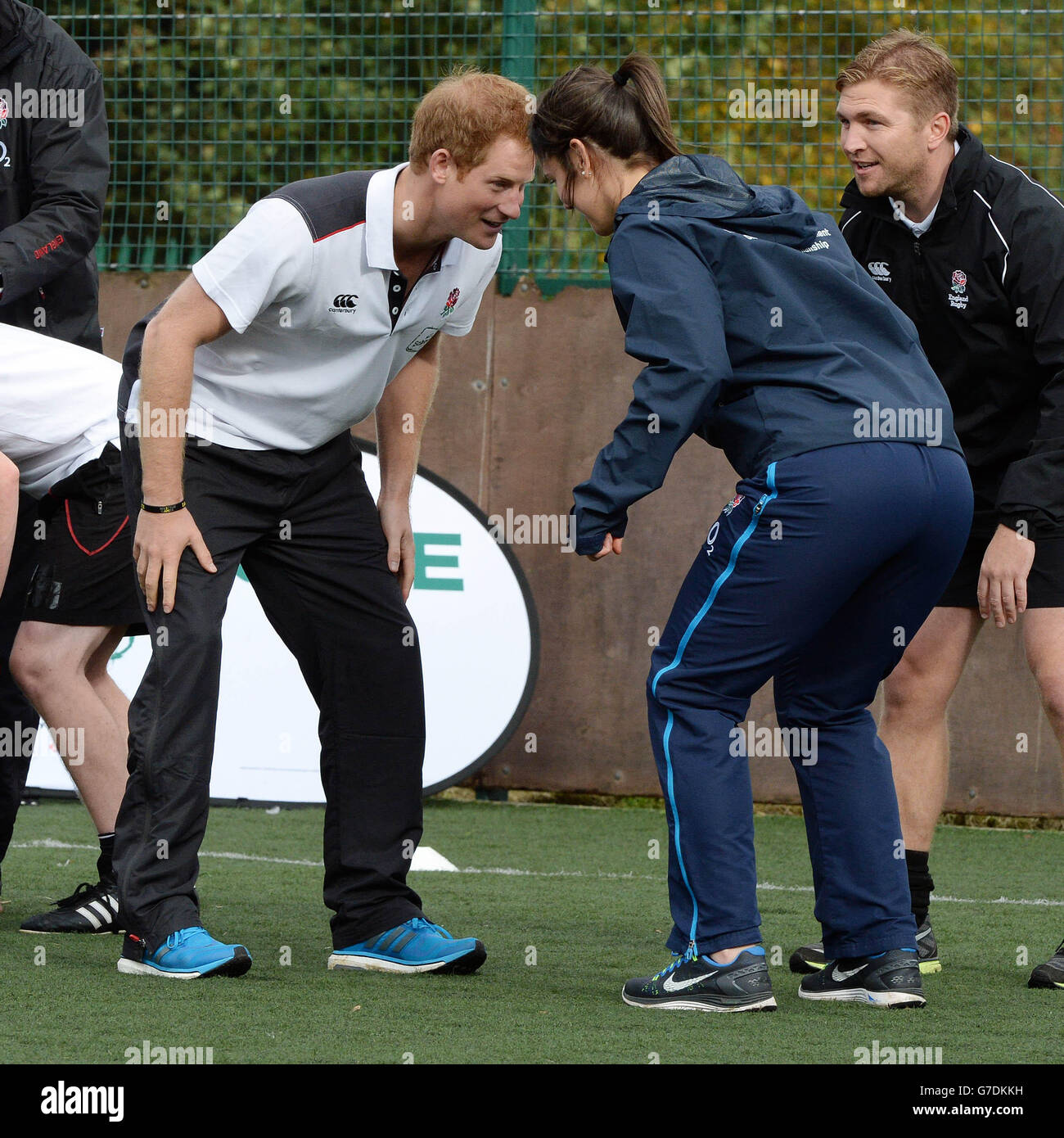 Prince Harry attends rugby festival Stock Photo - Alamy