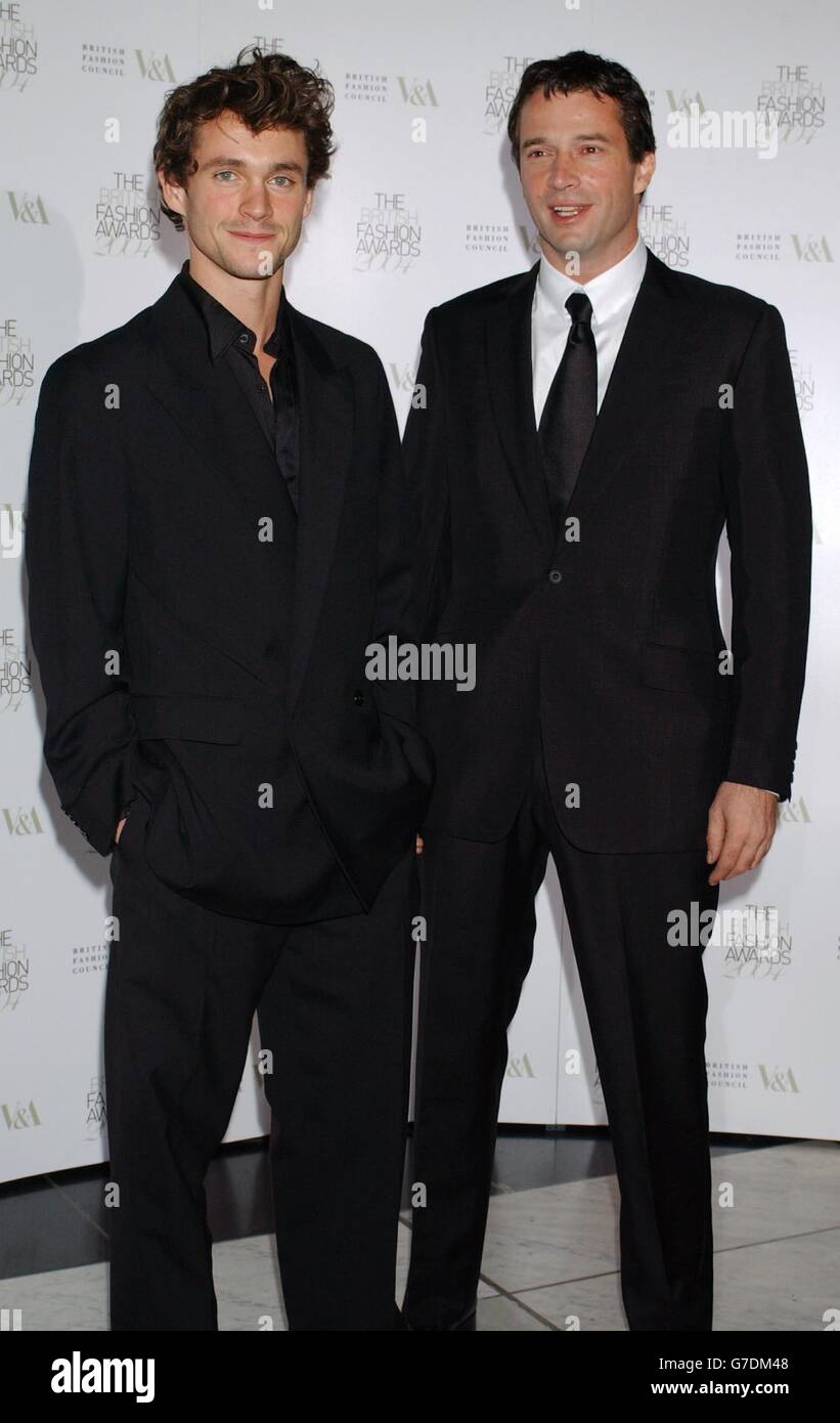 Actors Hugh Dancy (left) and James Purefoy arrive for the British ...