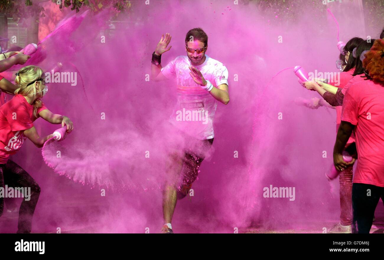Dulux Color Run - London Stock Photo - Alamy