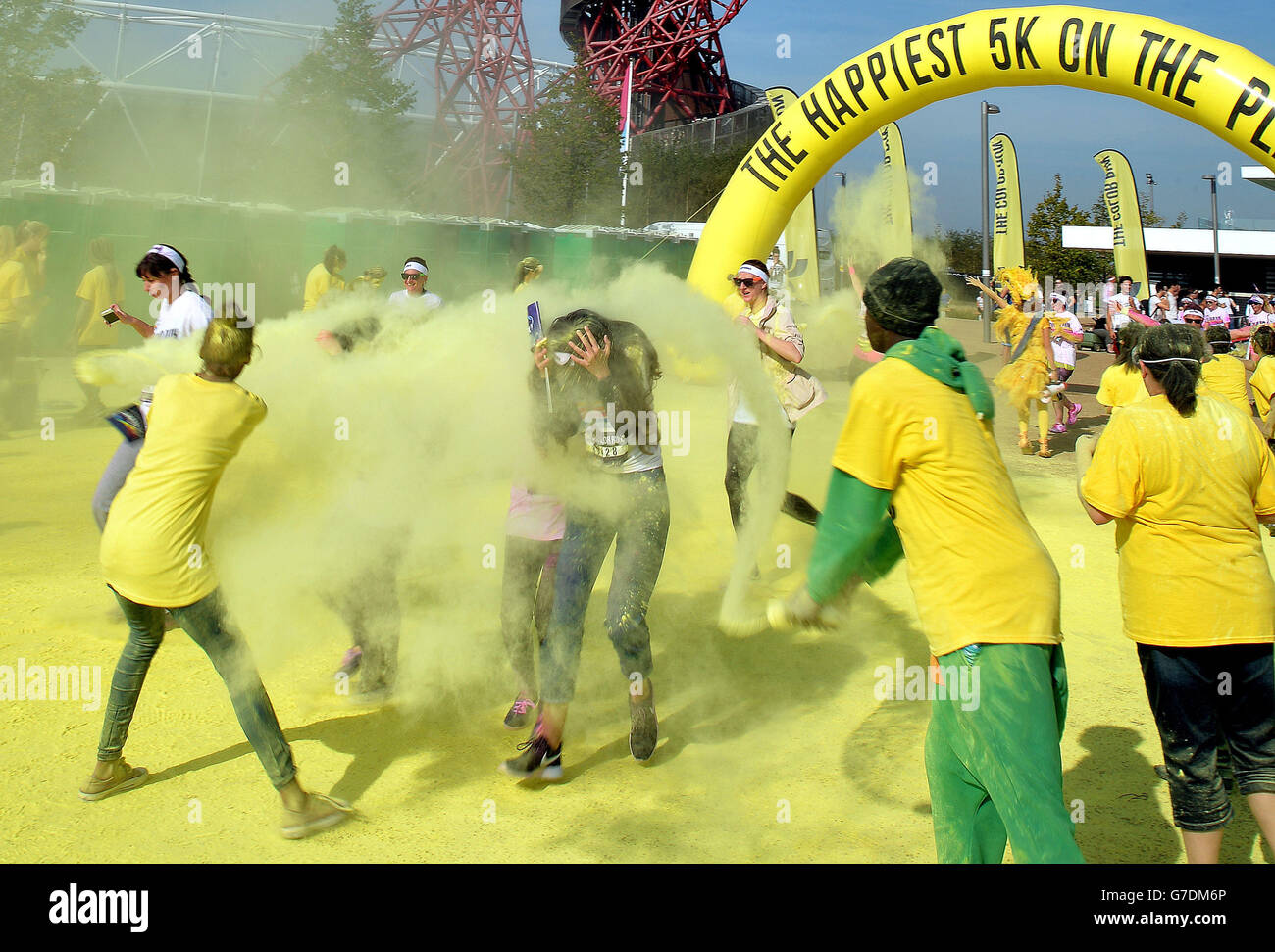 Dulux Color Run - London Stock Photo - Alamy