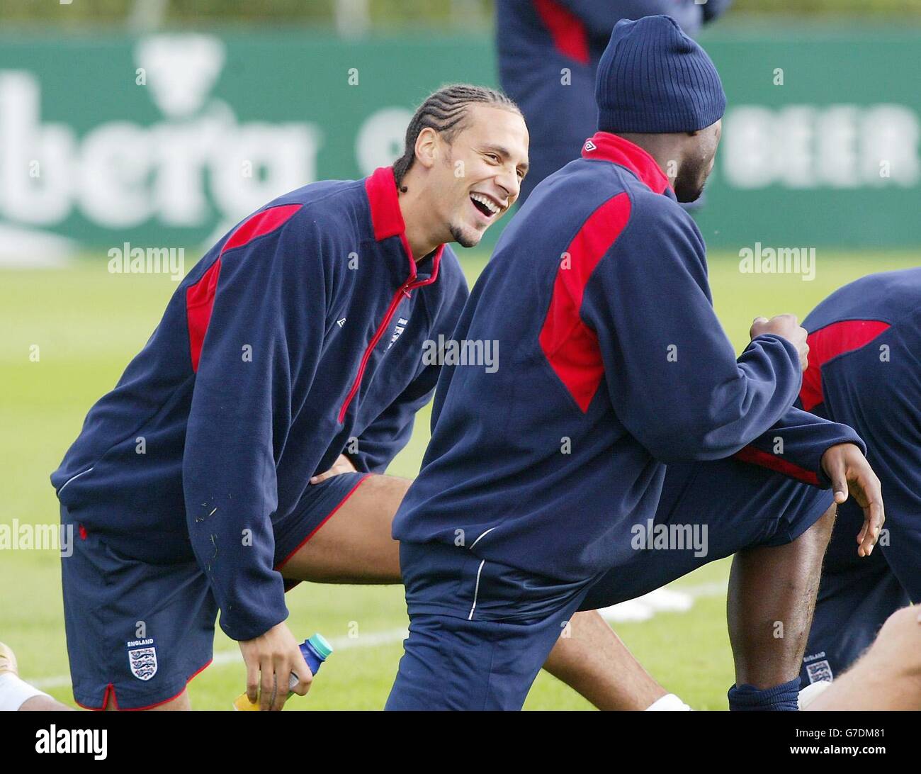 Sol campbell england training session hi-res stock photography and ...