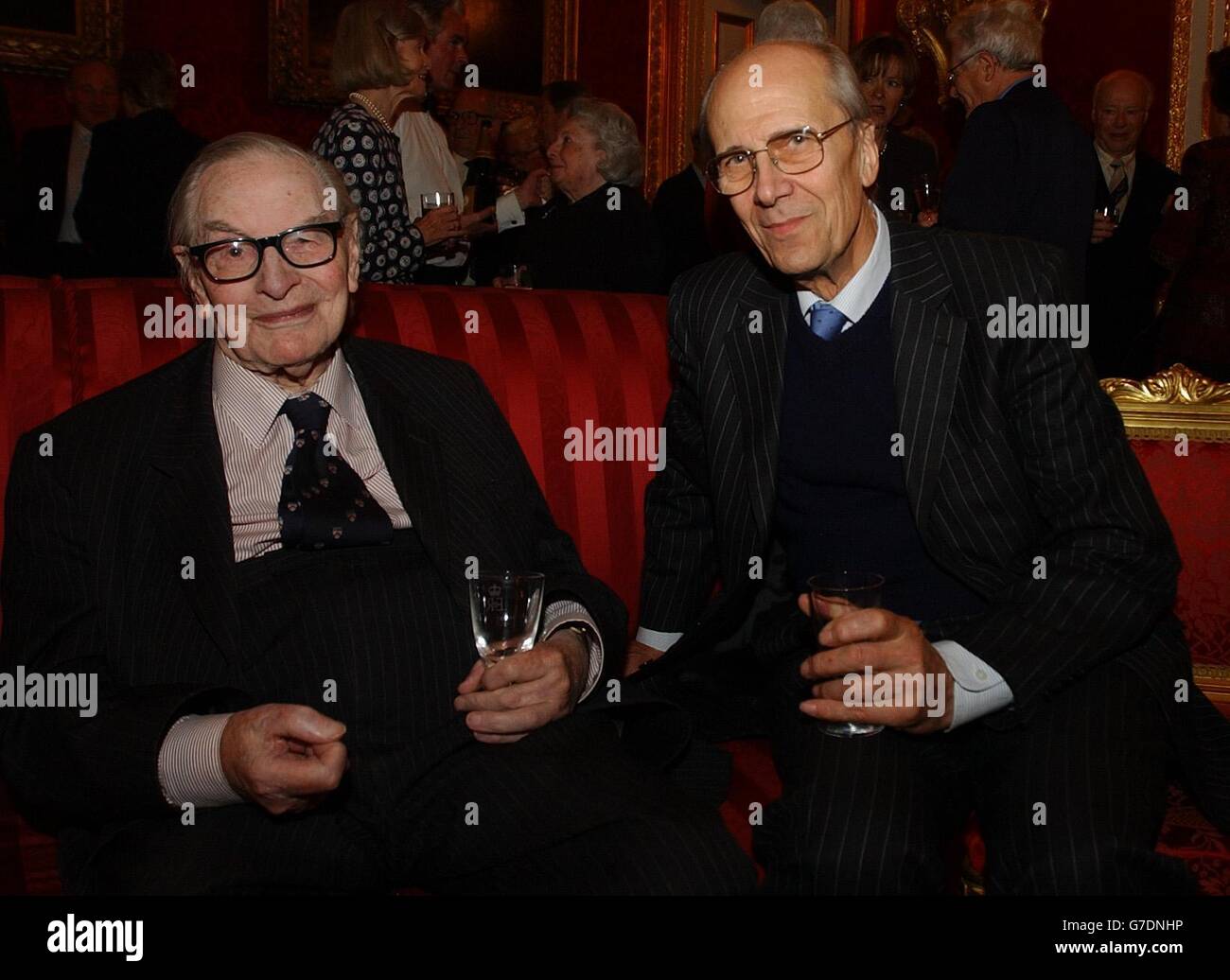 The Reverend Prebendary Dr Chad Varah (left) and The Rt Hon Lord Tebbit ...