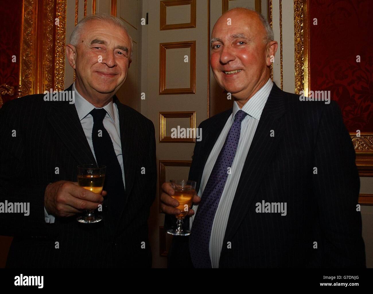 The Rt Hon. John Wheeler (left) and Lord Hannay of Chiswick (right) at ...