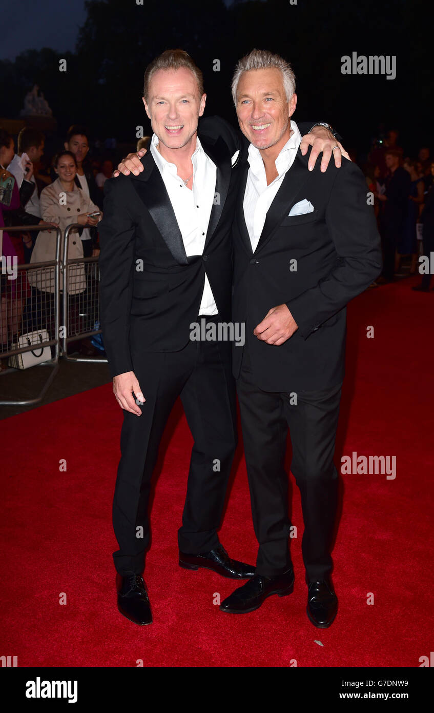 Gary and Martin Kemp arriving for the premiere of Soul Boys of the ...