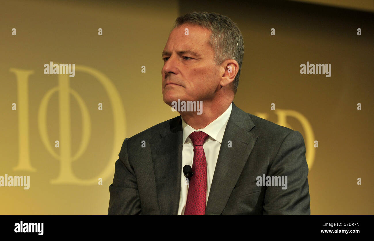 Carl-Henric Svanberg, Chairman of BP and Volvo, speaks during the ...