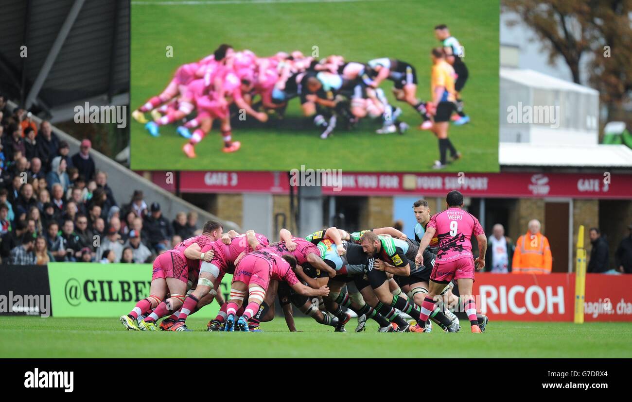 Harlequins v london welsh hi-res stock photography and images - Alamy