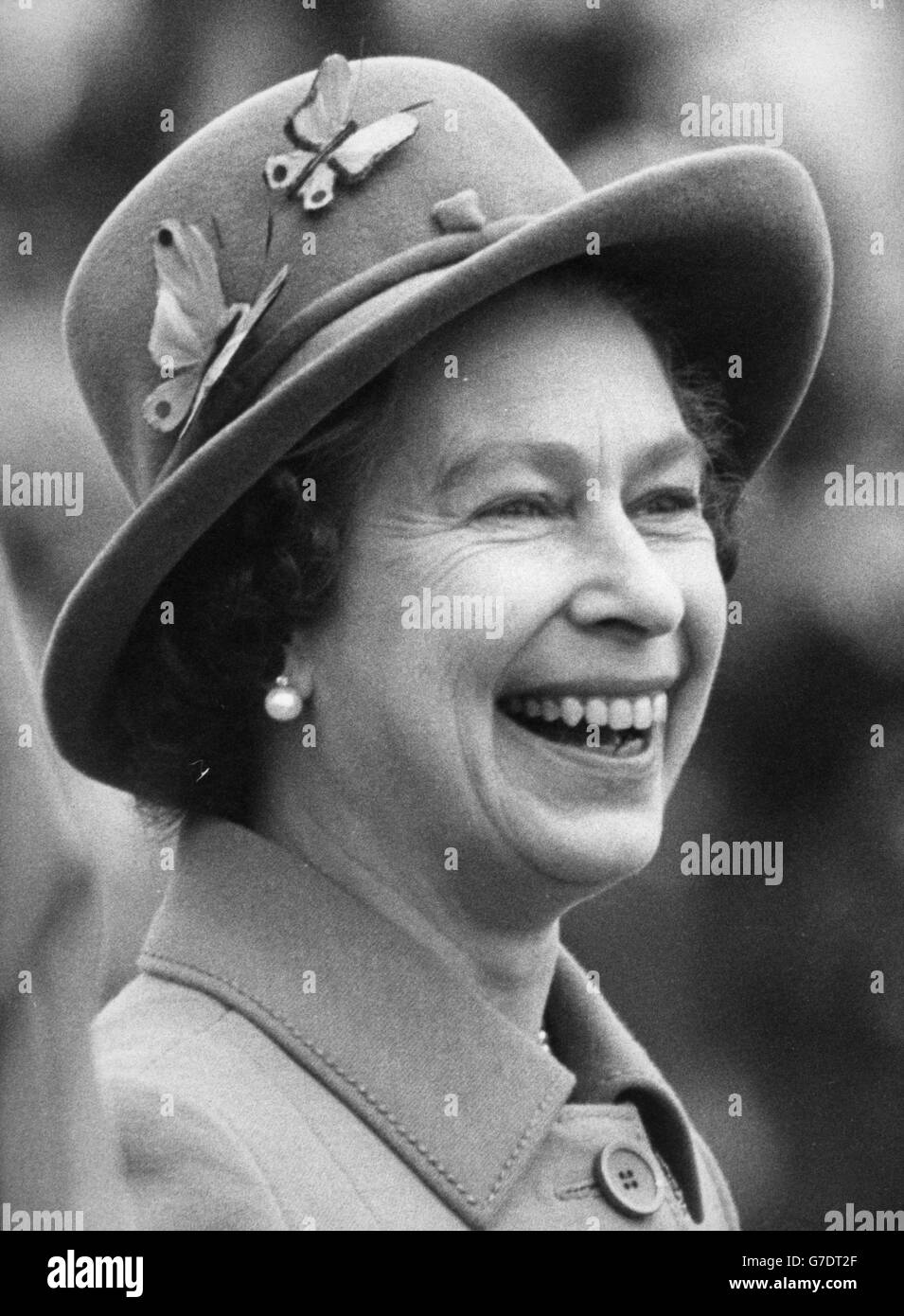 Royalty - Queen Elizabeth II - Windsor Castle, Berkshire Stock Photo ...