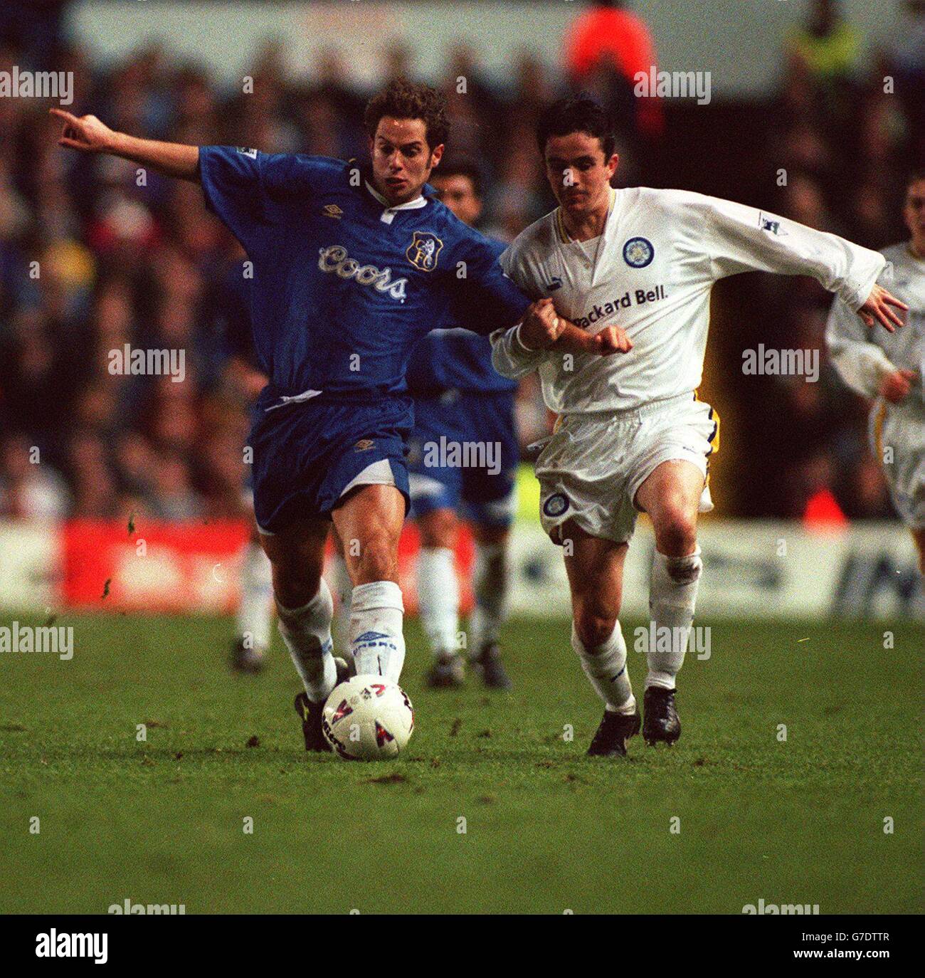 Leeds united battles with scott minto hi-res stock photography and ...