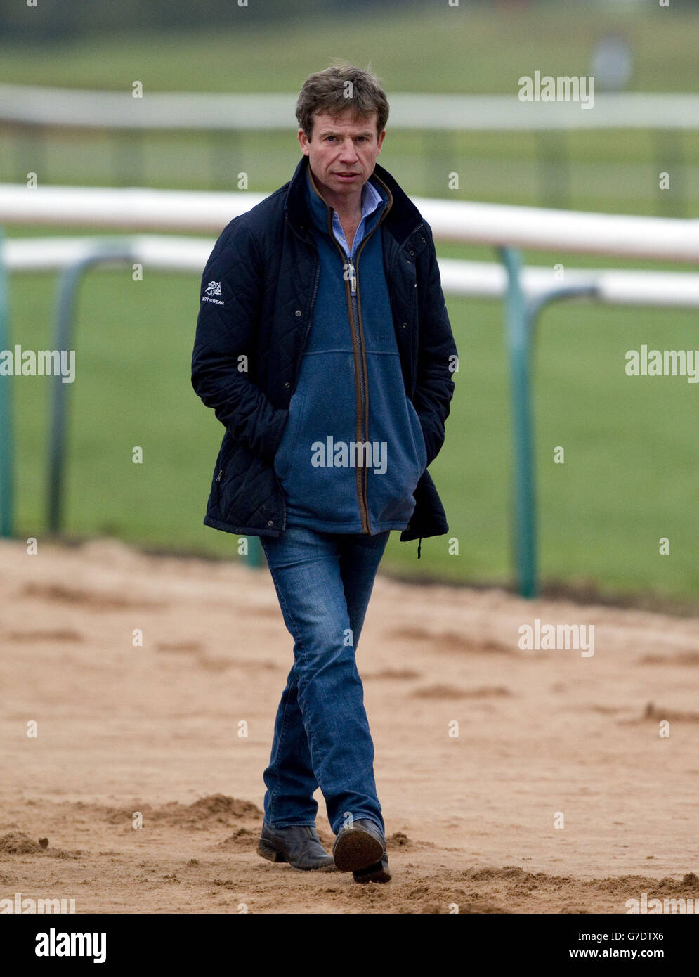 Horse Racing - Southwell Racecourse. Trainer Jamie Osborne at Southwell ...