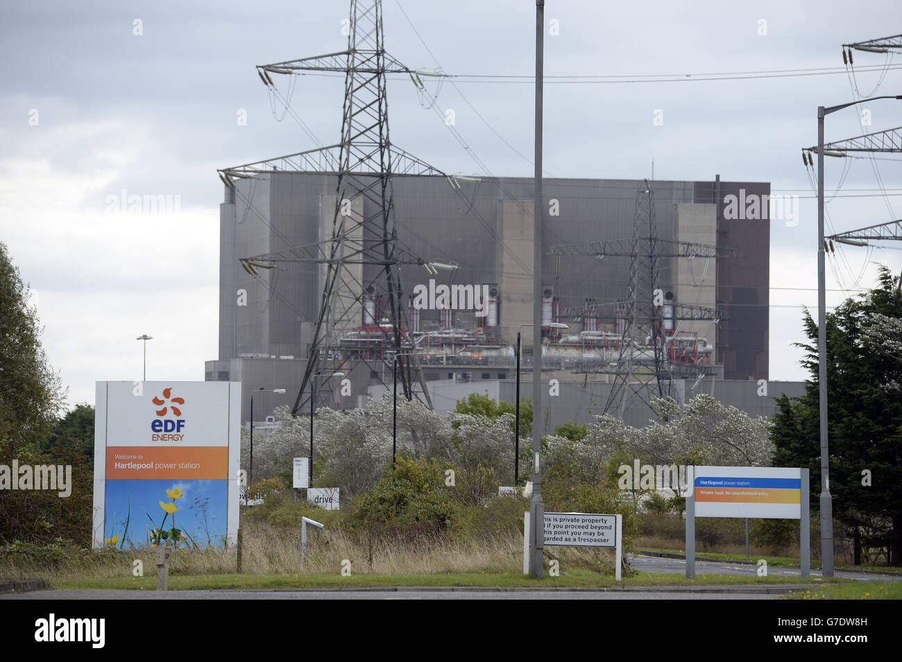 Hartlepool nuclear power station stock Stock Photo - Alamy